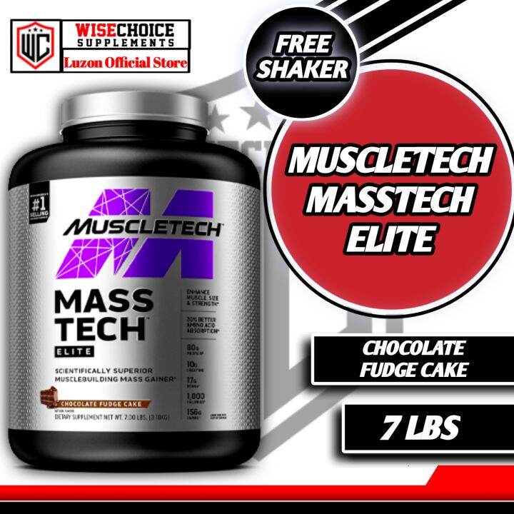 MUSCLETECH MASSTECH ELITE 7 LBS CHOCOLATE FUDGE CAKE | Lazada PH