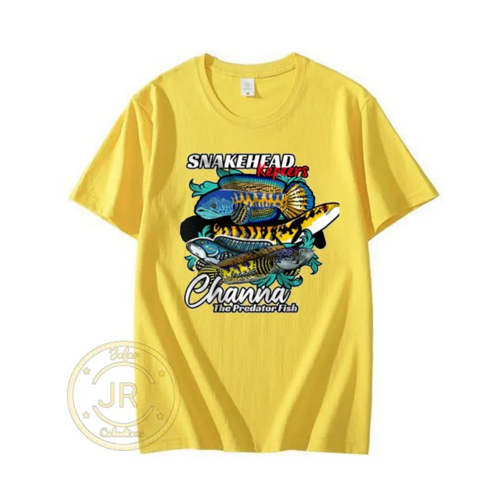 Kaos ikan channa Anak Predator Fish Indonesian Snakehead Baju Pecinta ...