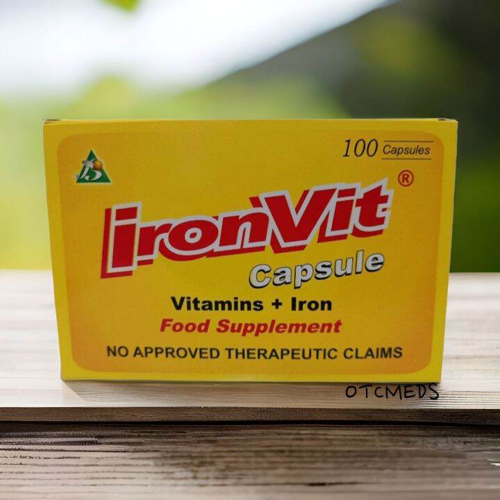 IRONVIT Vitamins + Iron 100capsules | Lazada PH