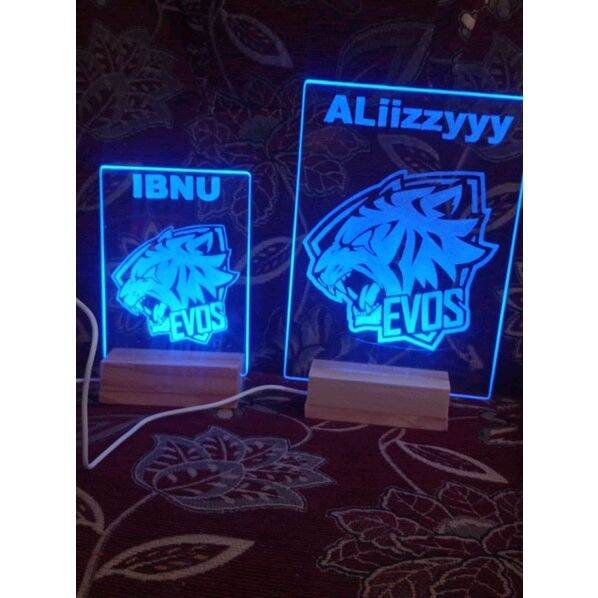 Custom Lampu meja akrilik logo, lampu acrylic cnc logo | Lazada Indonesia