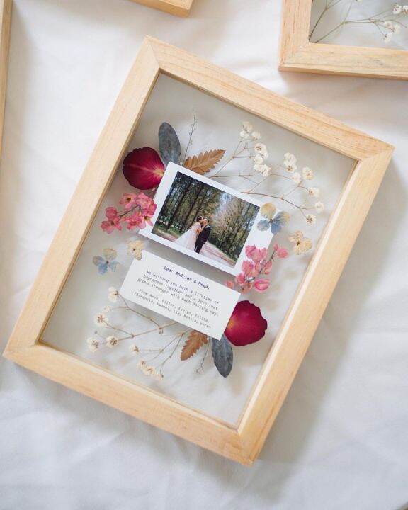 Pigura / frame foto /Bingkai Kayu 3D ukuran 8R 20x25 + Kaca Acrylic ...