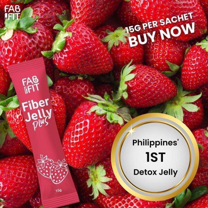 Fab and Fit Fiber Jelly Plus Strawberry Flavor | Lazada PH