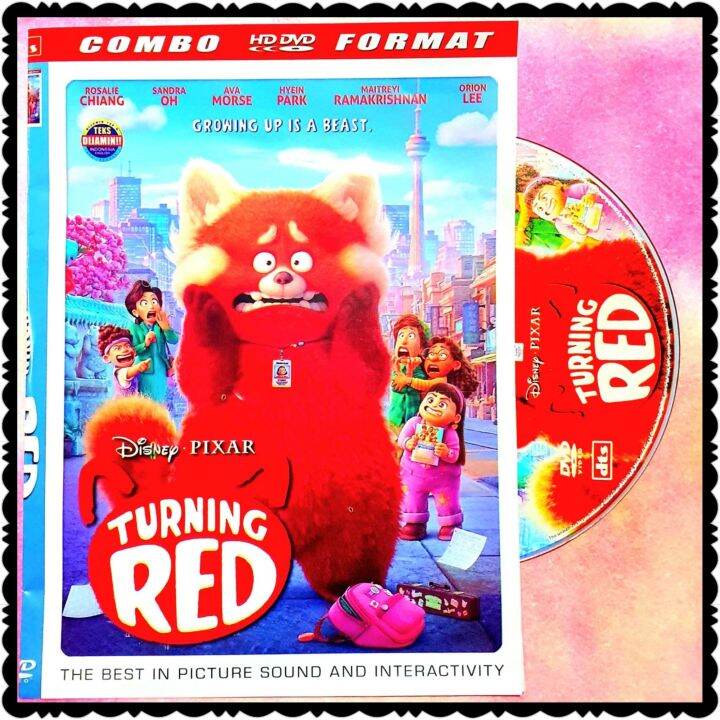 KASET DVD FILM TURNING RED-FILM DISNEY PIXAR TERBARU-FILM ANAK ANAK ...
