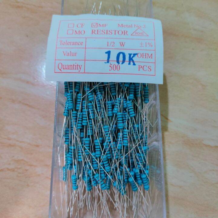 Resistor 10K ohm 0.5 W 1/2 W per 10pcs | Lazada Indonesia