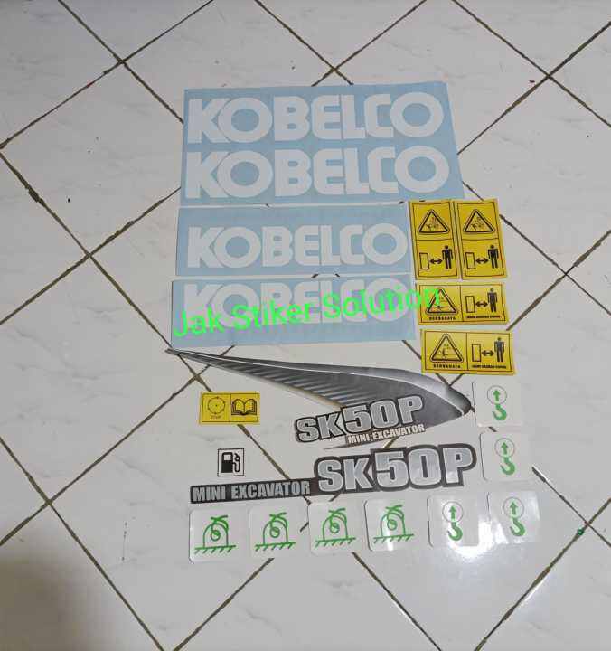 Stiker Kobelco SK50P Sticker Alat Berat | Lazada Indonesia