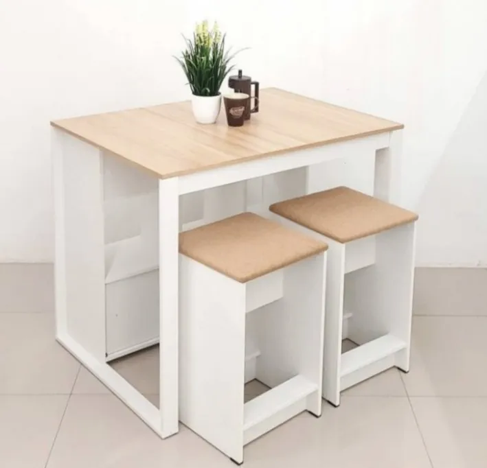 Meja makan selma lovage meja makan minimalis meja bar kursi bar meja ...