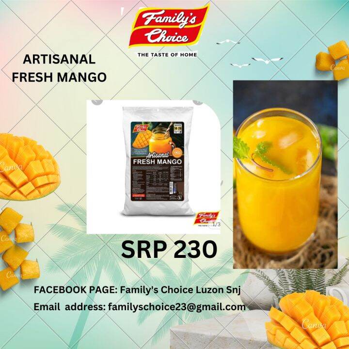 Family's Choice Artisanal Fresh Mango Powder Mix | Lazada PH