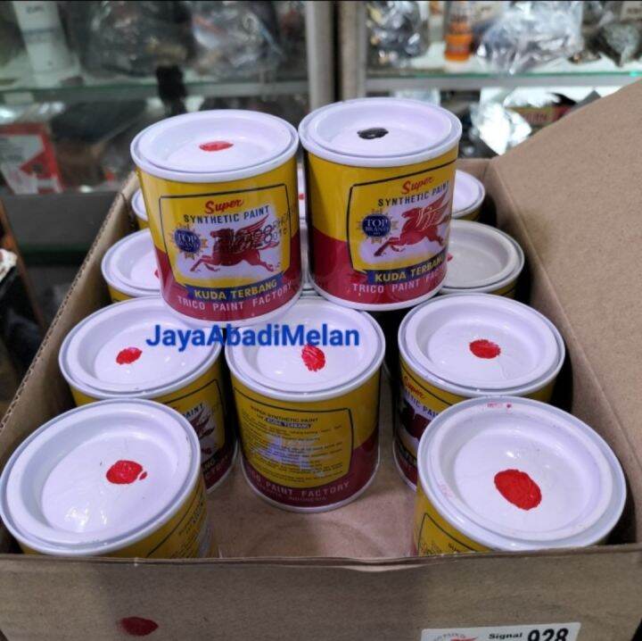 CAT MINYAK KECIL / CAT KUDA TERBANG 0,1 LITER / CAT KAYU BESI KECIL ...