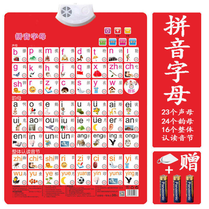 Pinyin with Sound Wall Sticker Poster Painting Elementary School ...