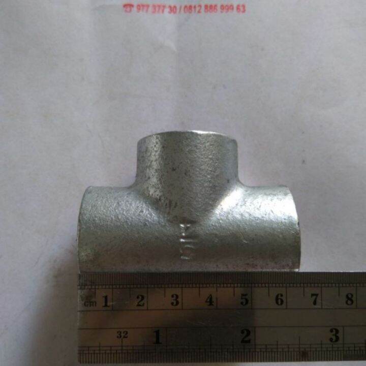 Tee Besi 3/4"/ Tee Galvanis 3/4inc | Lazada Indonesia