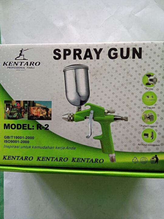 Spray gun kompresor/ spray gun R-2 kentaro | Lazada Indonesia