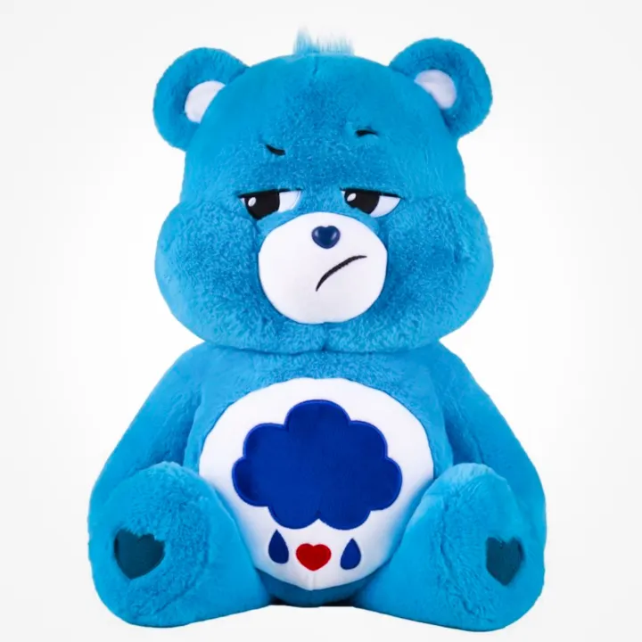 ️‍🔥พร้อมส่ง ️‍🔥🇺🇸New!! Arrivals🇺🇸 ตุ๊กตาแคร์แบร์ หน้าบึ้ง Care bears 24นิ้ว(JUMBO)🌧 Grumpy Bear💙 ...