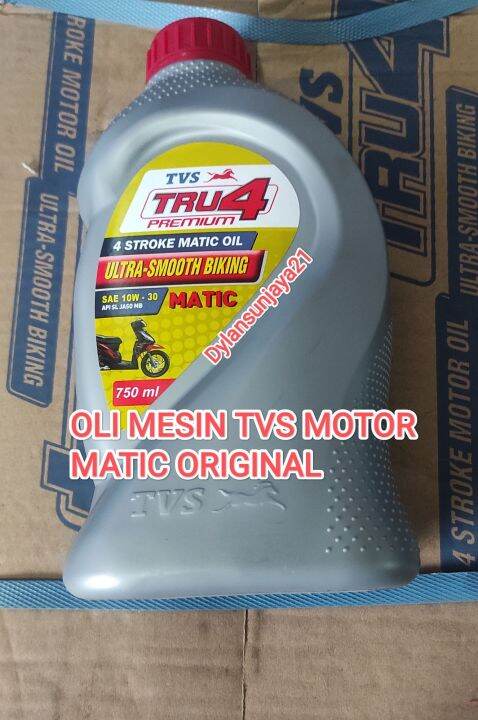 OLI MESIN TVS MOTOR MATIC SAE 10W-30 750 ML | Lazada Indonesia