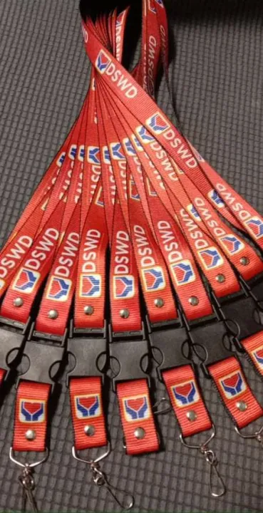 DSWD ID LACE LANYARD[RED] | Lazada PH