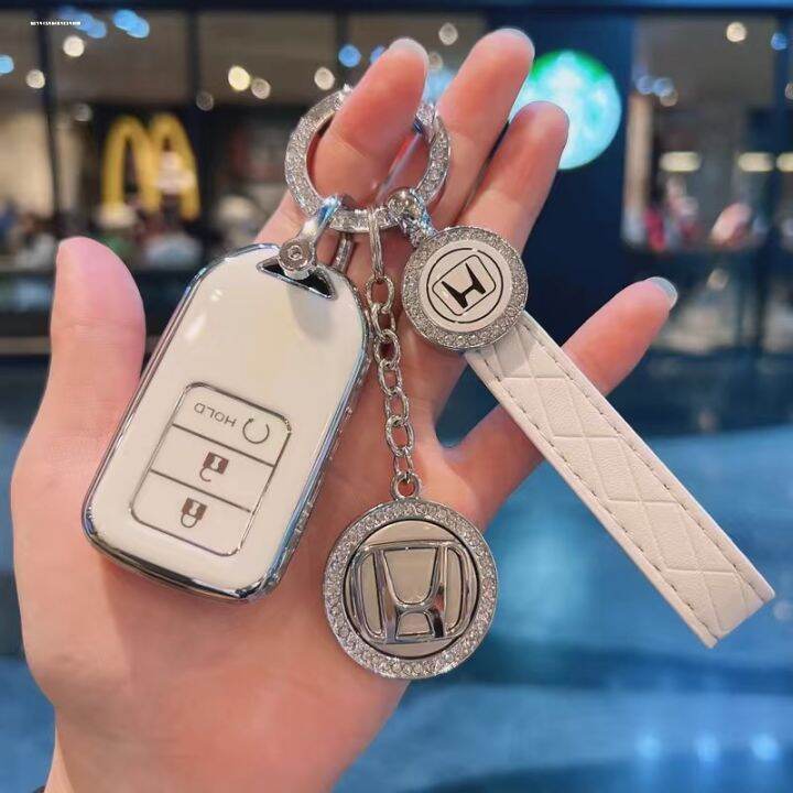 เคสกุญแจเหมาะสำหรับ Honda Yingshi pai แบบใหม่ปี2022เคสหุ้มรถยนต์แบบผสมผสานสไตล์อังกฤษแบบพิเศษ21 ...