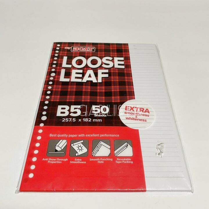 Kertas Isi Binder B5 Isi 50 Lembar / Loose Leaf B5 Isi 50 Lembar | Lazada Indonesia