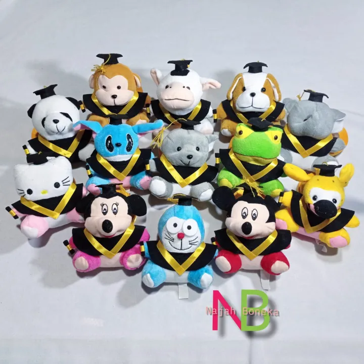 boneka animal cocok untuk bucket wisuda , boneka wisuda , kado wisuda ...