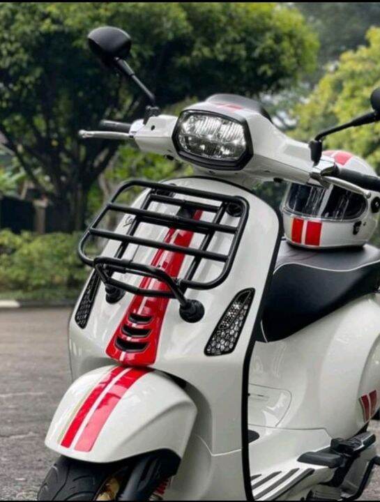 Front Rack . Front Carrier hitam Modern Vespa Sprint Primavera ...