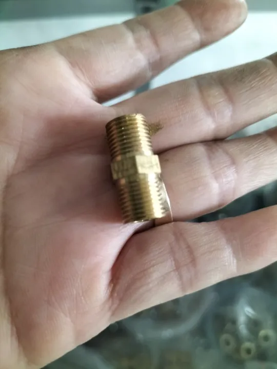 DOUBLE NEPLE 1/4 IN / SOK DRAT LUAR 1/4 / SOK LURUS DRAT LUAR 1/4 ...