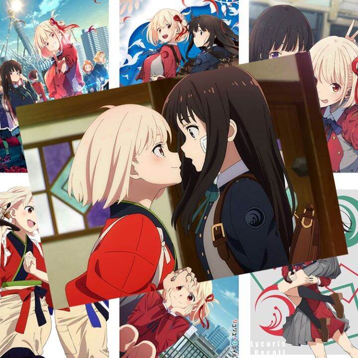 สติกเกอร์ติดผนังลายการ์ตูน Lycoris reคอยล์ | Lazada.co.th
