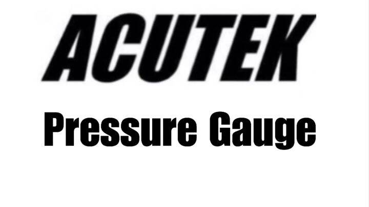 ACUTEK 4" Pressure Gauge 1.0~600 Bar Filled Glycerin Oil Pressure Gauge ...