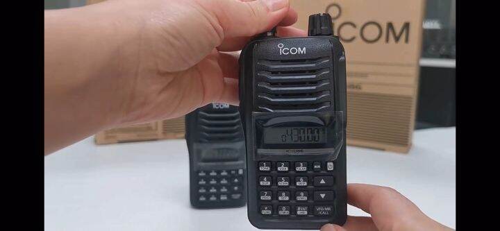 ICOM Walkie Talkie V86 Original Waterproof VHF Transceivers Handheld ...