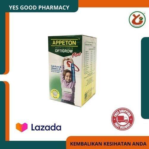 APPETON Multivitamin Optigrow Plus Calcium & Vitamin D Pembentukan ...