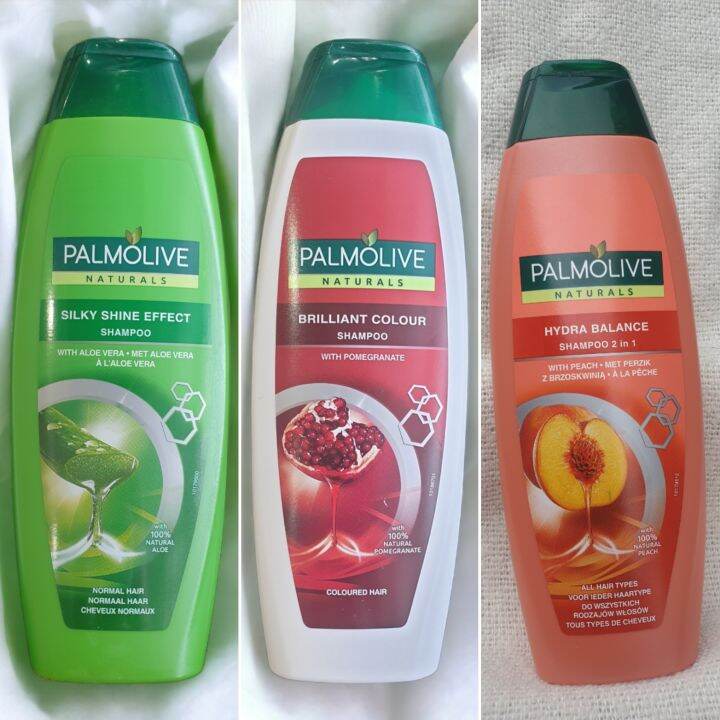 PALMOLIVE Naturals Shampoo 350mL (Brilliant Color, Hydra-Balance 2-in-1 ...