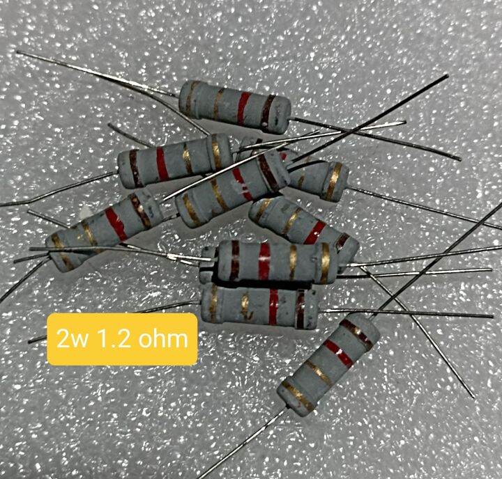 10BUAH RESISTOR 2WATT 1.2 OHM 2 WATT 1,2 OHM 1.2OHM 2 WATT | Lazada ...