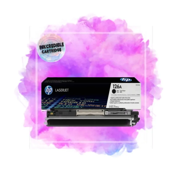 HP 126A Black Original LaserJet Toner Cartridge (CE310A) | Lazada PH