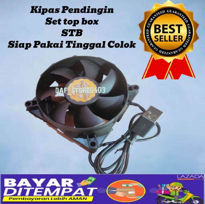 Kipas Fun Pendingin Set top Box STB Siap pakai Tinggal Colok Di lubang ...