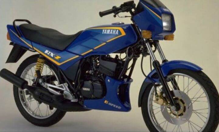 Striping Stiker Motor Yamaha RXZ 1992 Biru-Kuning | Lazada Indonesia
