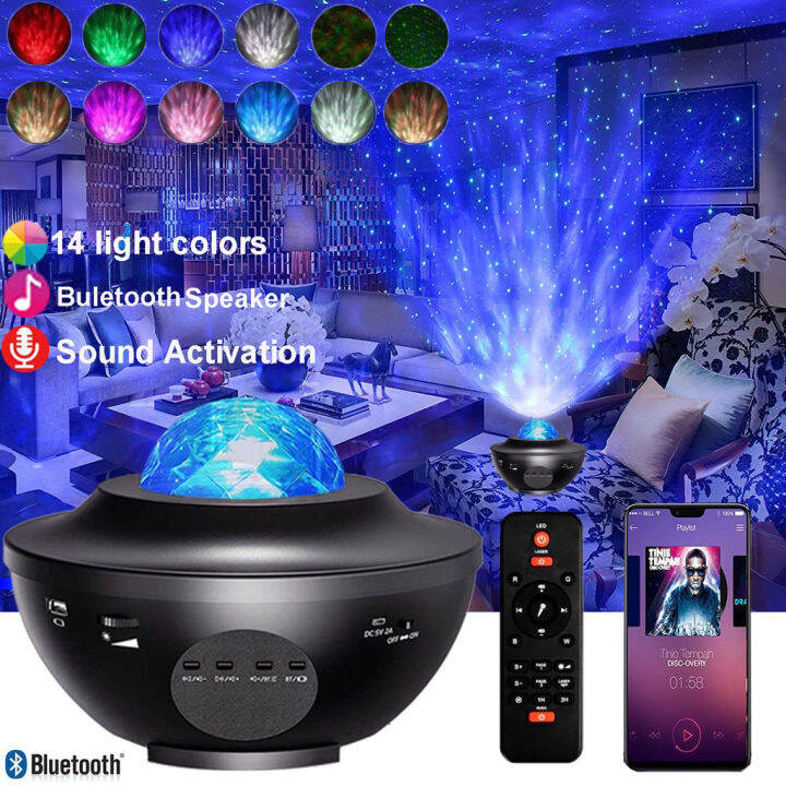 [ส่งจากกรุงเทพส่งเร็ว]LED Star Night Light Wave Sky Starry Galaxy USB ...