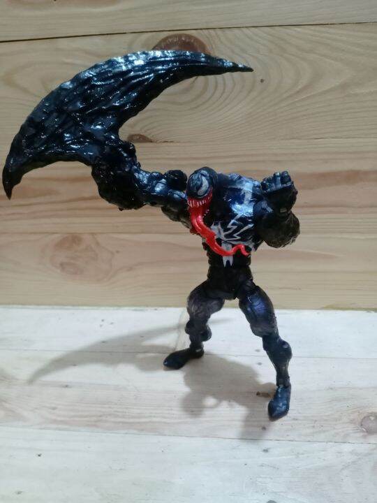 figure spiderman super villain venom eddie brock venom morph weapon tom ...