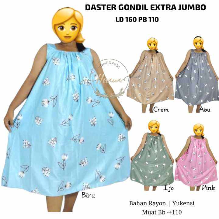 Daster Yukensi Extra Jumbo Gondil LD 160 | Lazada Indonesia