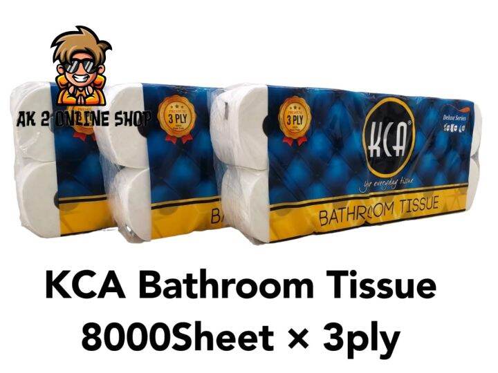 KCA Bathroom Tissue （8000's×3ply×30Rolls） | Lazada