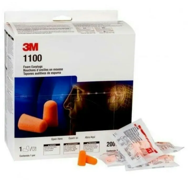 tutup telinga safety anti bising 3m / ear plug 3m tipe 1100 | Lazada Indonesia