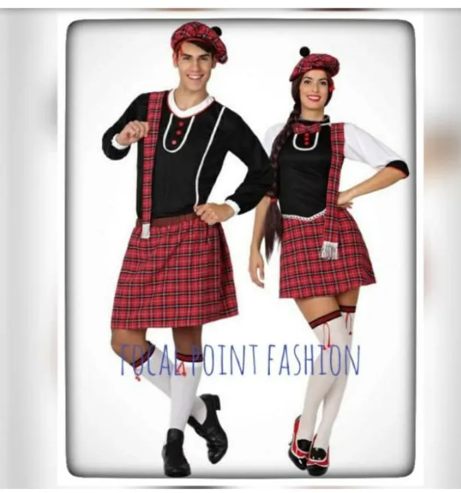 kostum Skotlandia dewasa Scottish united nation tradisional costume ...