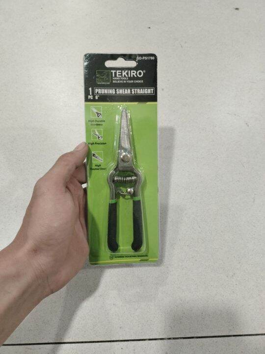 Tekiro Gunting Dahan Lurus 6 Inch | Lazada Indonesia