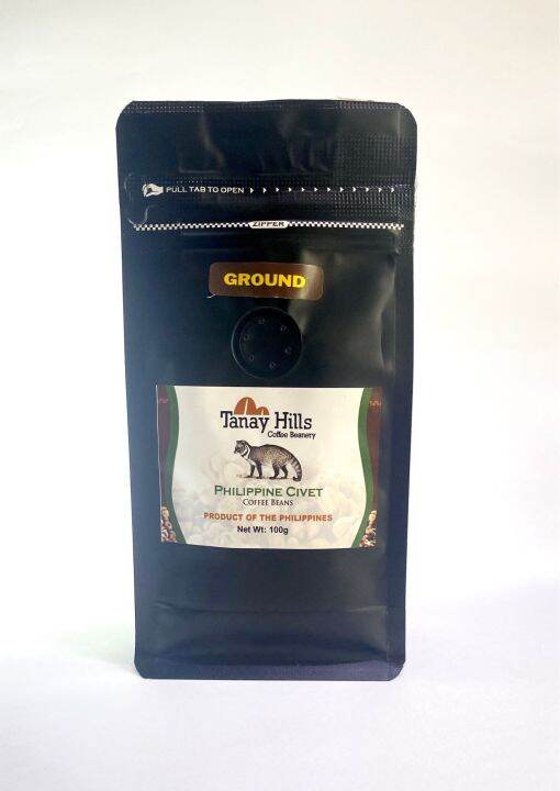 Civet / Alamid Coffee 100g (ground) in pouch | Tanay Hills Coffee ...