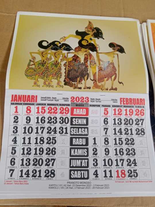 kalender Jawa kuno komplit tahun 2024 | Lazada Indonesia
