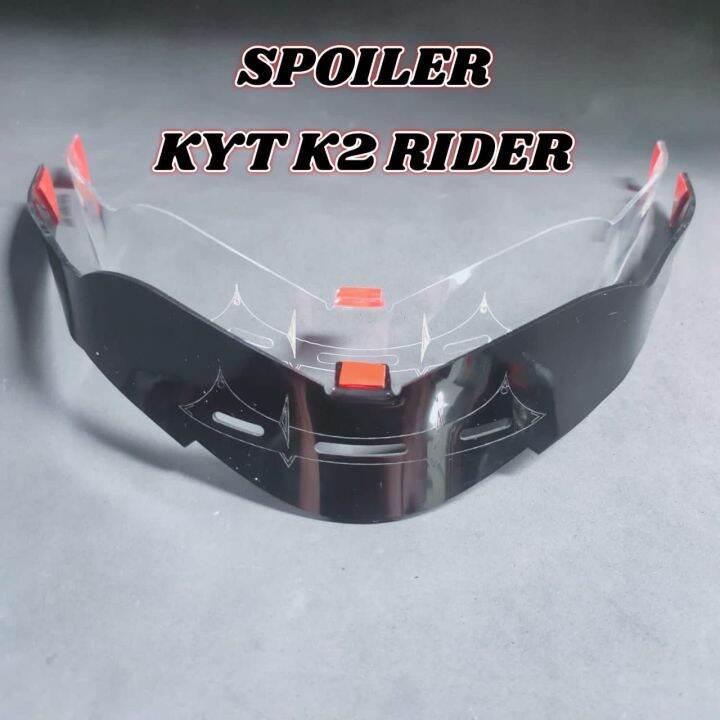 Spoiler Kyt K2 Rider Spoiler K2R Clear PNP KYT Venom Open | Lazada ...