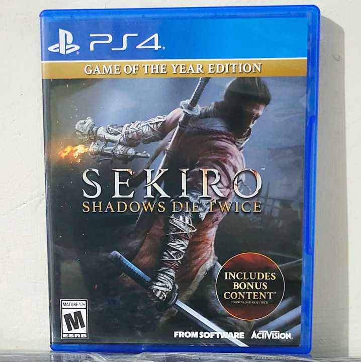 Kaset Sekiro Shadows Die Twice PS4 PS5 BD Bluray Disc Playstation PS 4 5 Bekas Second Preloved ...