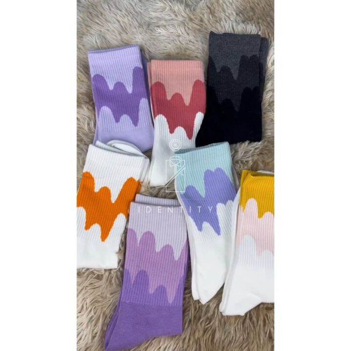Women's Gradient Paint Quarter Length Socks | Lazada PH