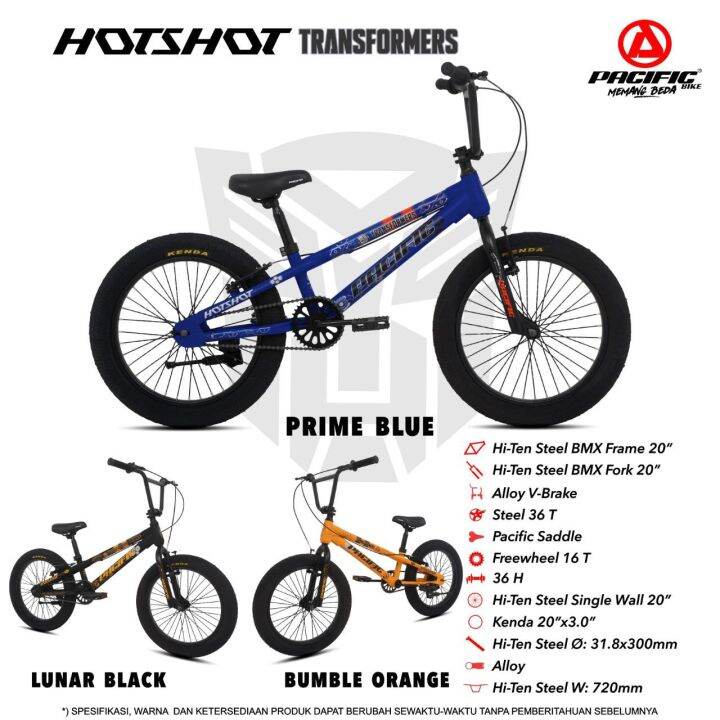 Sepeda BMX PACIFIC HOTSHOT TRANSFORMERS 20 Inch | Lazada Indonesia