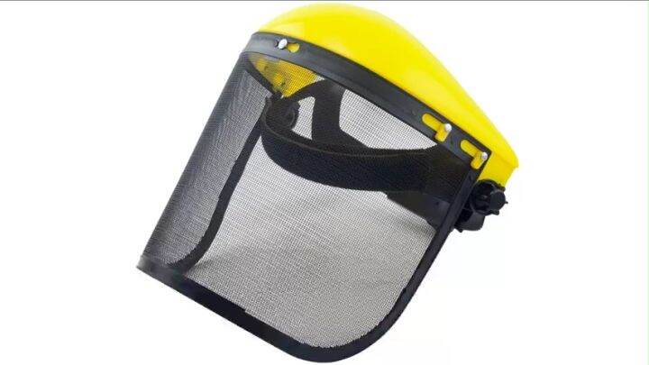 Helm Mesin Potong Rumput Face Shield Pelindung Wajah Untuk Mesin ...