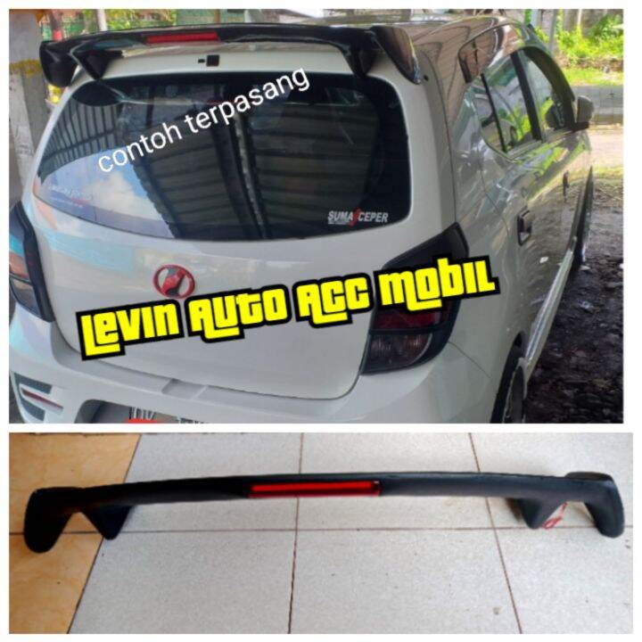 SPOILER AYLA /AGYA MODEL MUGEN PLUS LAMPU | Lazada Indonesia