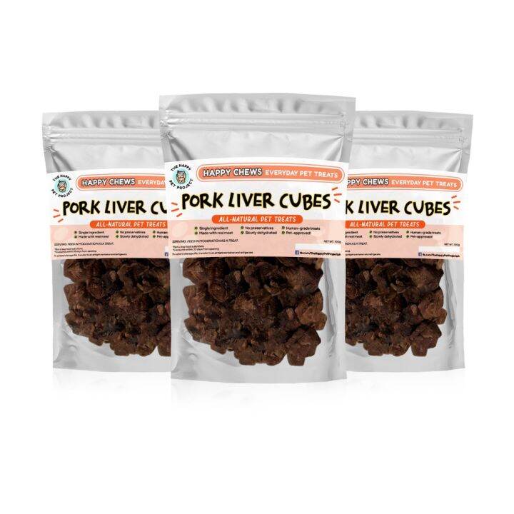 Pork Liver Cubes Single Ingredient Pet Treats Munchies 100g | Lazada PH