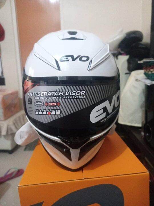 EVO HELMET GSX-3000 PEARL WHITE | Lazada PH