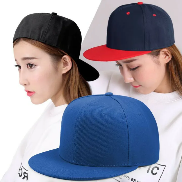 hip-hop full-covered flat-edge baseball hat light-board hip-hop hip-hop ...